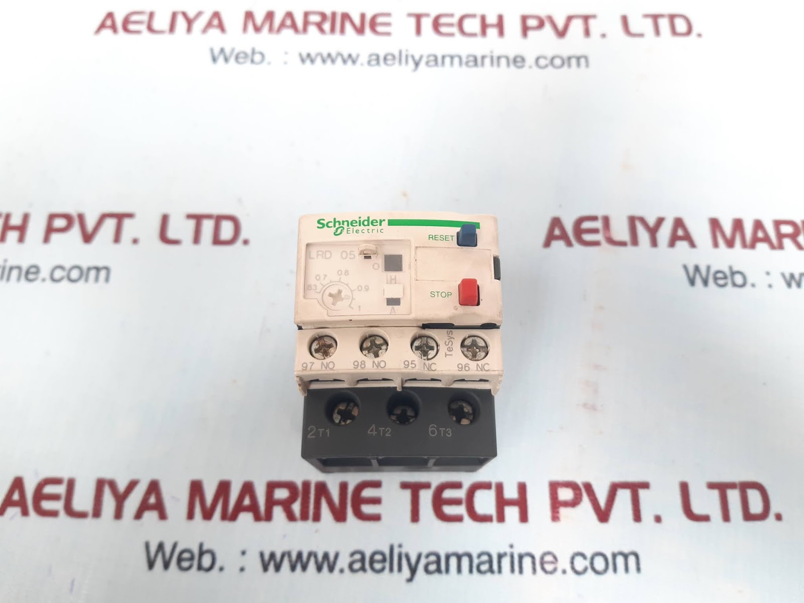 SCHNEIDER ELECTRIC LRD 05 IE 0.63-1A THERMAL OVERLOAD RELAY - Aeliya Marine