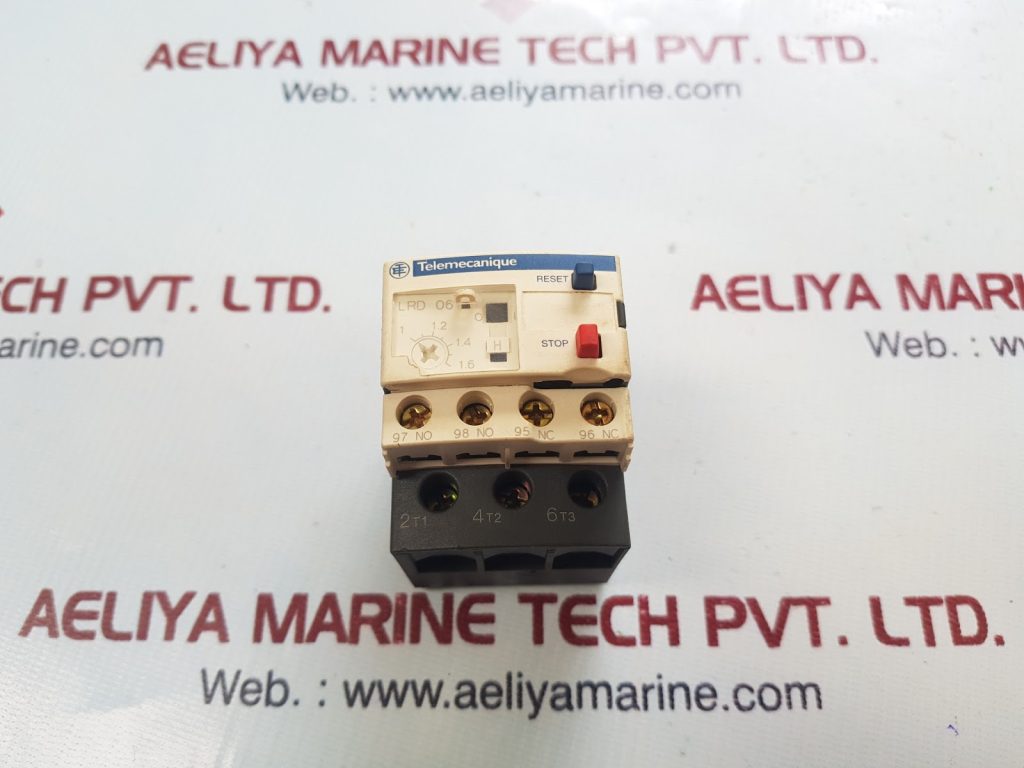 SCHNEIDER ELECTRIC LRD 06 THERMAL OVERLOAD RELAY - Aeliya Marine