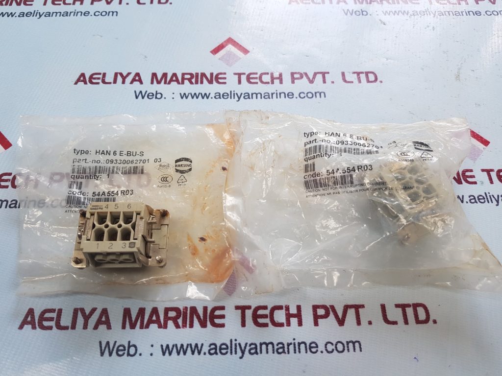 HARTING HAN 6 E-BU-S CONNECTOR - Aeliya Marine
