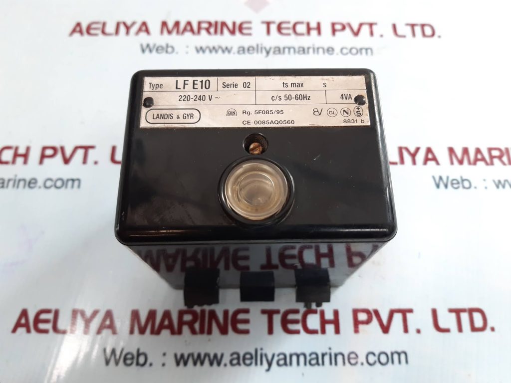 LANDIS & GYR LFE10 FLAME DETECTOR RELAY 4VA - Aeliya Marine