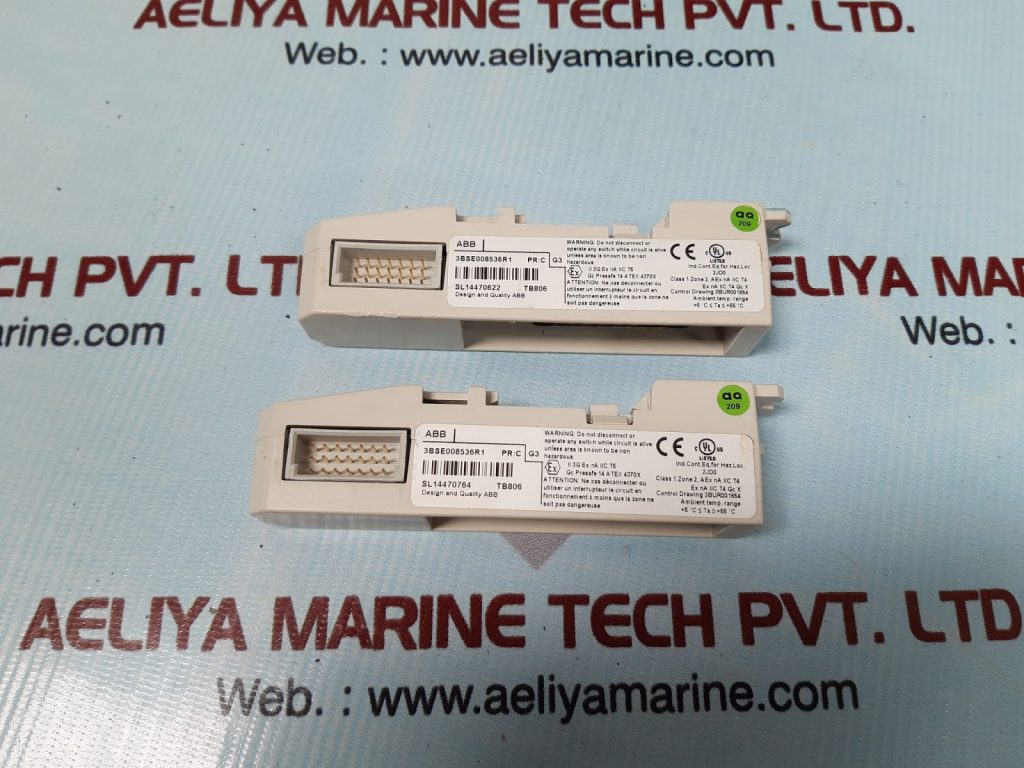 ABB TB806 3BSE008536R1 BUS INLET PR:C - Aeliya Marine