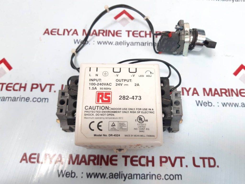 MEAN WELL/RS DR-4524 POWER SUPPLY - Aeliya Marine