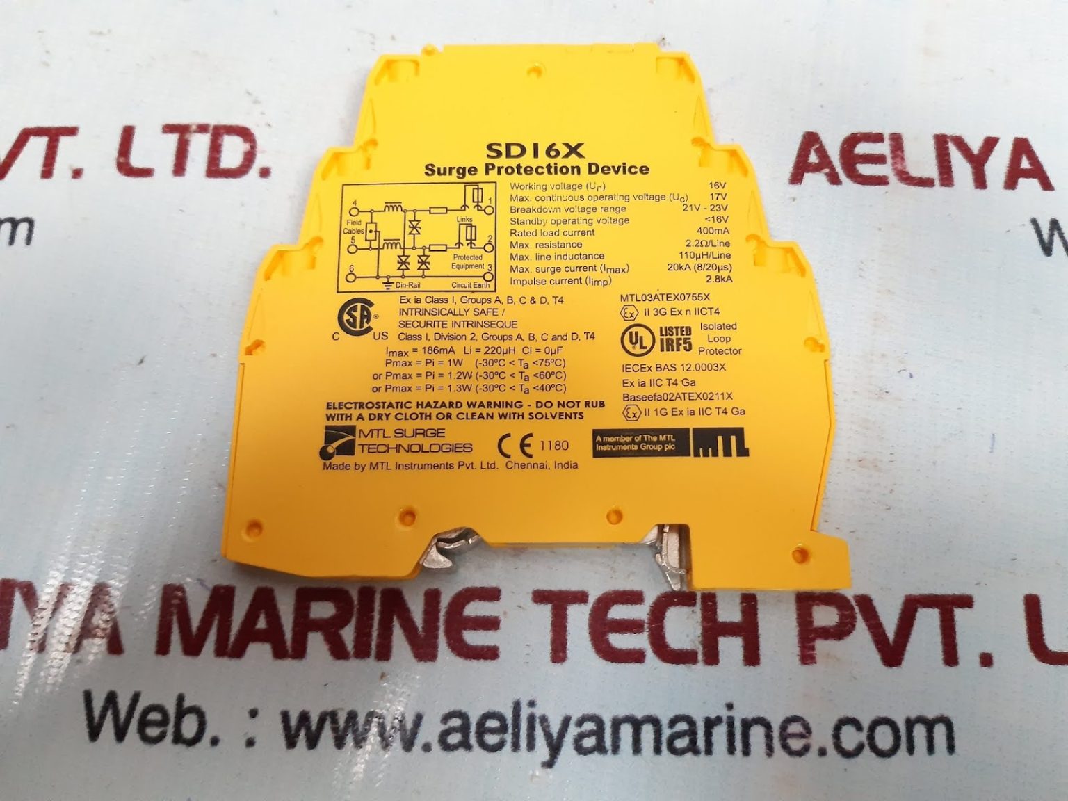 MTL SD16X SURGE PROTECTION DEVICE - Aeliya Marine