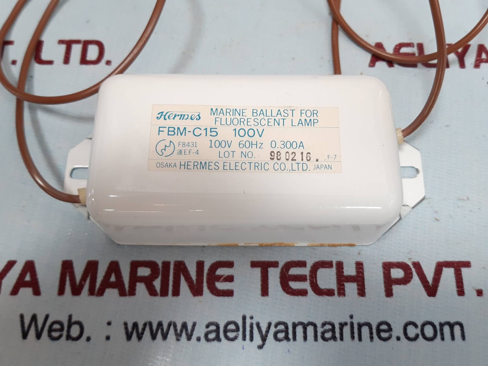 HERMES FBM-C15 MARINE BALLAST FOR FLUORESCENT LAMP - Aeliya Marine