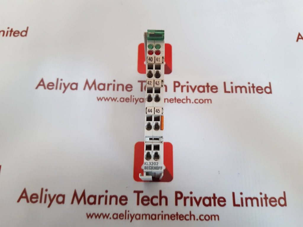 BECKHOFF KL3202 ANALOG INPUT TERMINAL - Aeliya Marine
