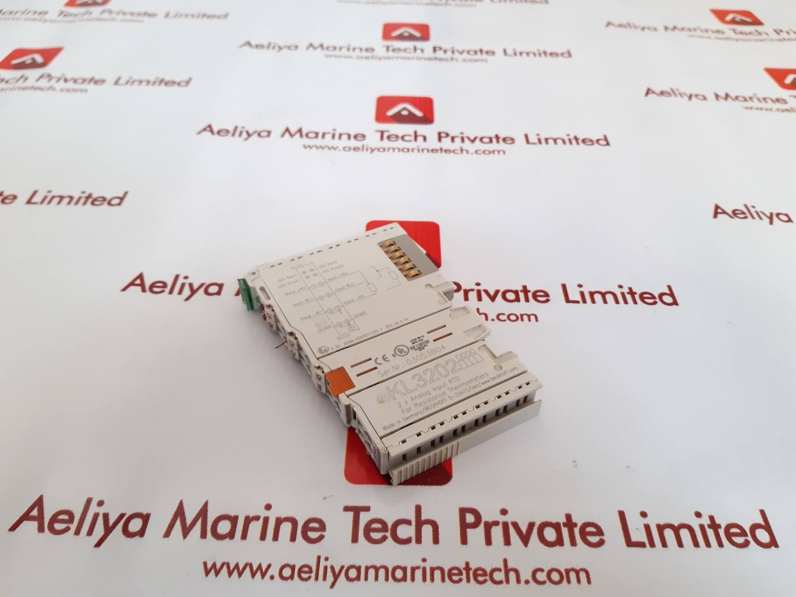 BECKHOFF KL3202 ANALOG INPUT TERMINAL - Aeliya Marine