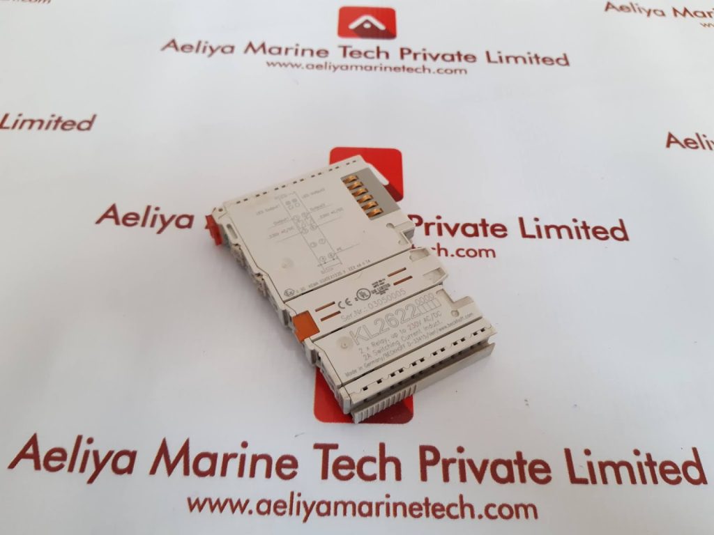 BECKHOFF KL2622 2-CHANNEL RELAY OUTPUT TERMINAL - Aeliya Marine
