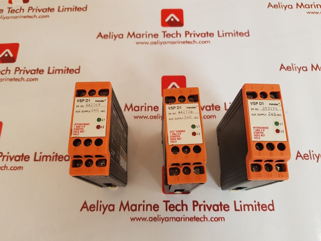 MINILEC VSP D1 PHASE FAILURE RELAY - Aeliya Marine