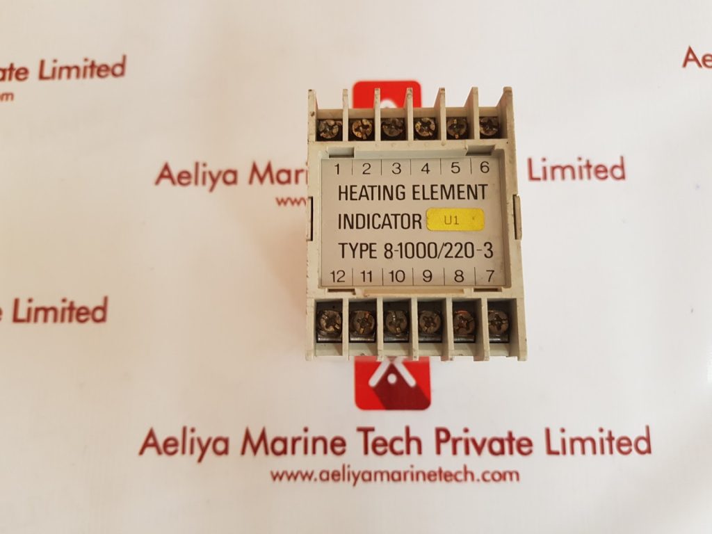 SEMCO 8-1000/220-3 HEATING ELEMENT INDICATOR - Aeliya Marine