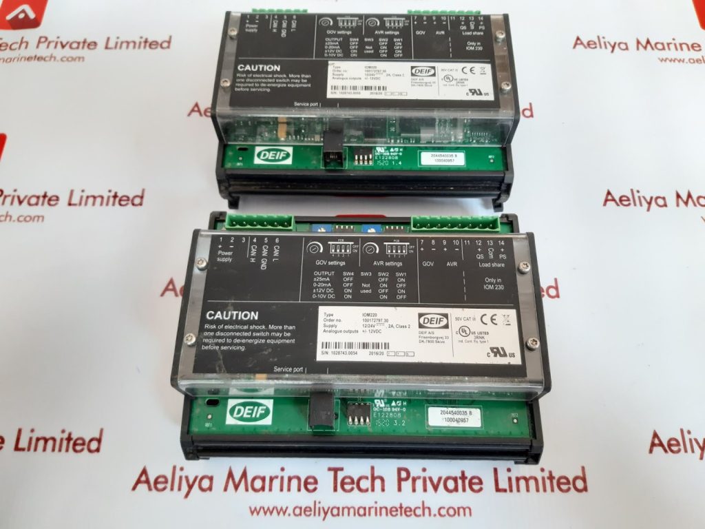 DEIF IOM220 ANALOG OUTPUT MODULE - Aeliya Marine