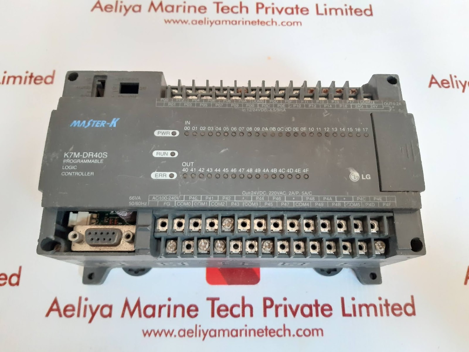 LG MASTER-K K7M-DR40S PROGRAMMABLE LOGIC CONTROLLER - Aeliya Marine