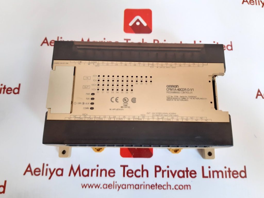 OMRON CPM1A-40CDR-D-V1 PROGRAMMABLE CONTROLLER - Aeliya Marine