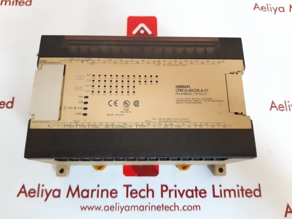 OMRON CPM1A-40CDR-A-V1 PROGRAMMABLE CONTROLLER - Aeliya Marine