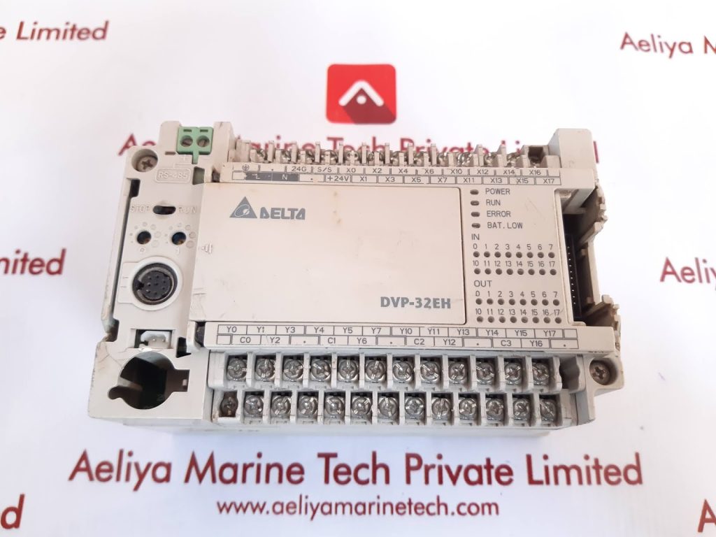 DELTA DVP - 32EH PROGRAMMABLE LOGIC UNIT DVP32EH00P2 - Aeliya Marine