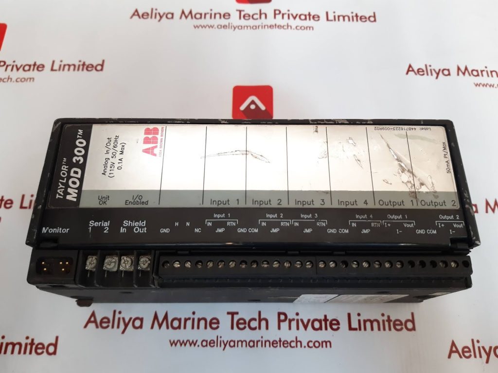 ASEA BROWN BOVERI [ABB ] TAYLOR MOD 300TM ANALOG INPUT / OUTPUT MODULE ...