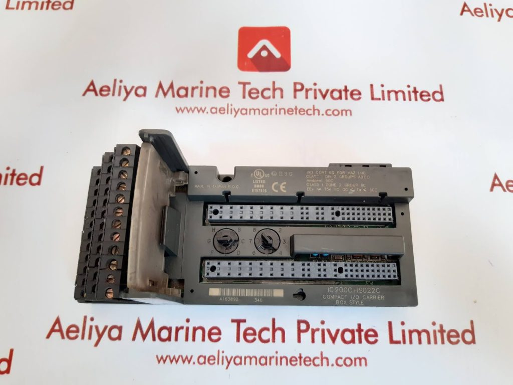 COMPACT I/O CARRIER IC200CHS022C - Aeliya Marine