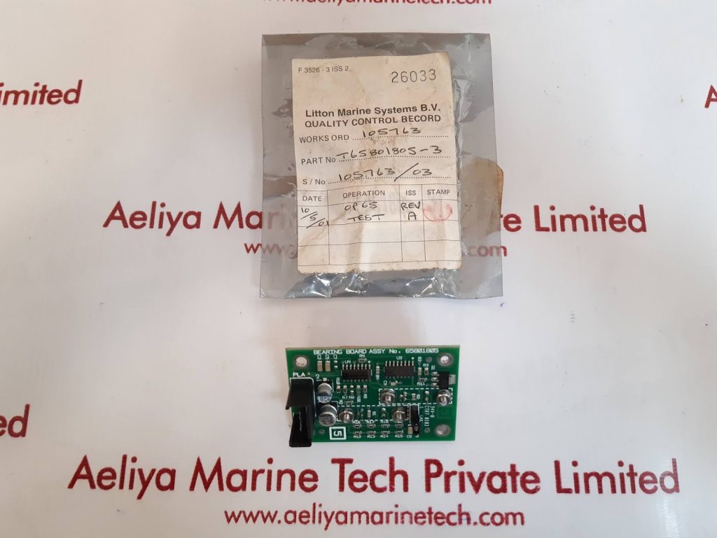 LITTON T65801805-3 BEARING BOARD - Aeliya Marine