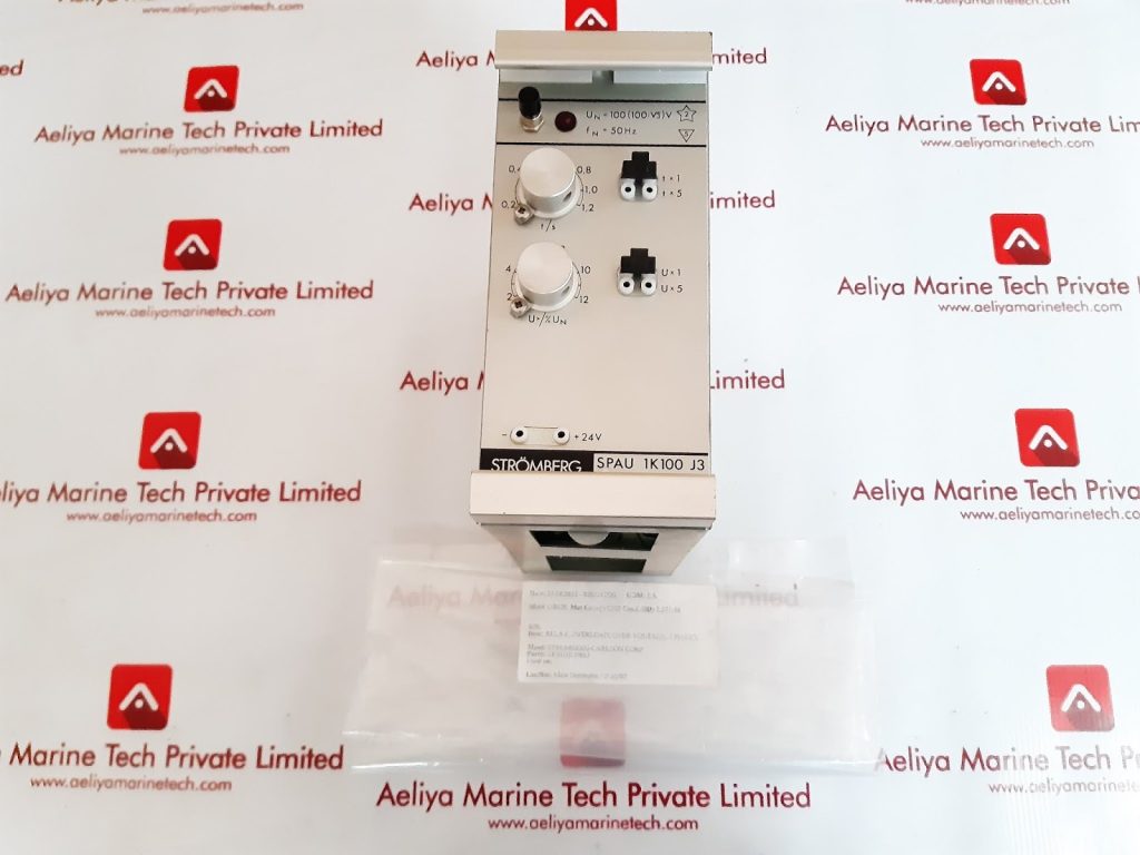 STROMBERG SPAU 1K100 J3 SINGLE PHASE TIME RELAY SPAU1K100J3 - Aeliya Marine