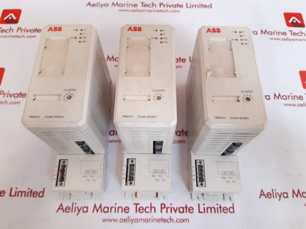 ABB TB820V2 MODULEBUS OPTICAL MODEM / CLUSTER MODEM 3BSE013208R1 ...
