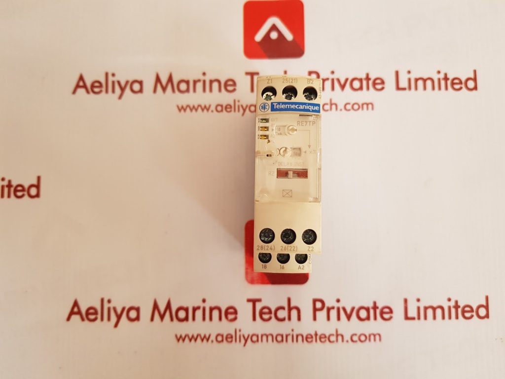 SCHNEIDER ELECTRIC TELEMECANIQUE RE7TP ADJUSTABLE ON DELAY TIMING RELAY ...