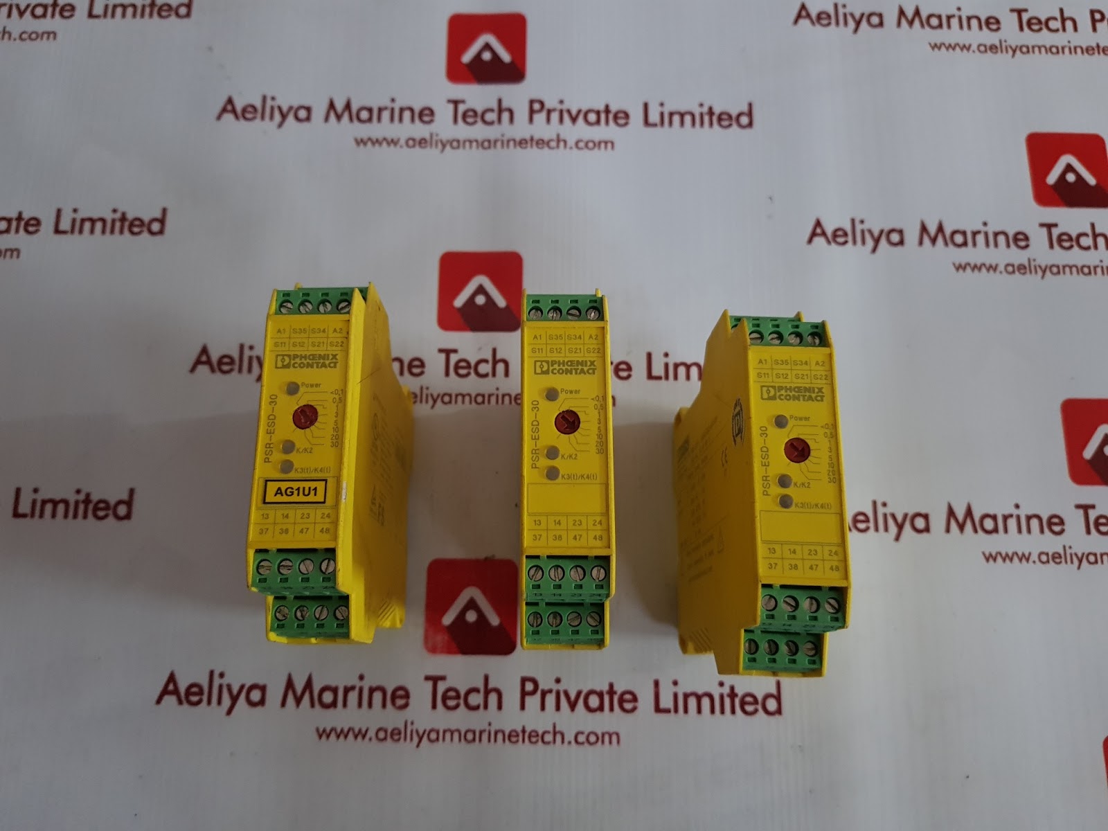 PHOENIX CONTACT PSR-ESD-30 SAFETY RELAY PSR-SCP- 24DC/ESD/4X1/30 ...