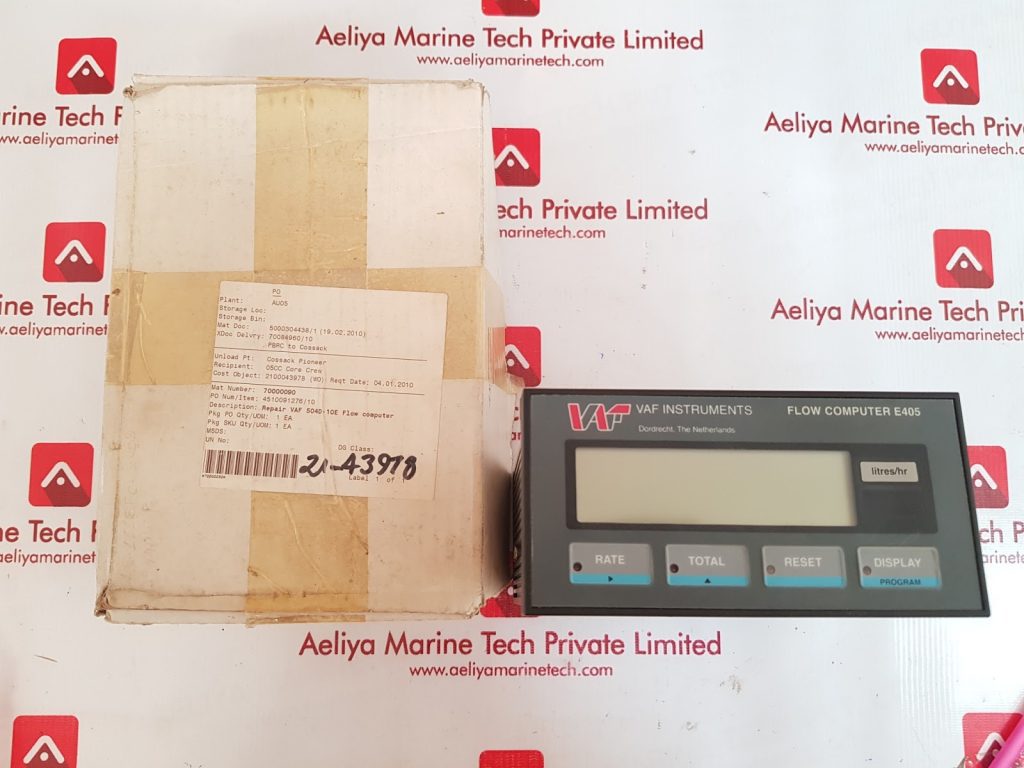 CONTREC VAF INSTRUMENTS 405.D.10E FLOW COMPUTER E405 - Aeliya Marine