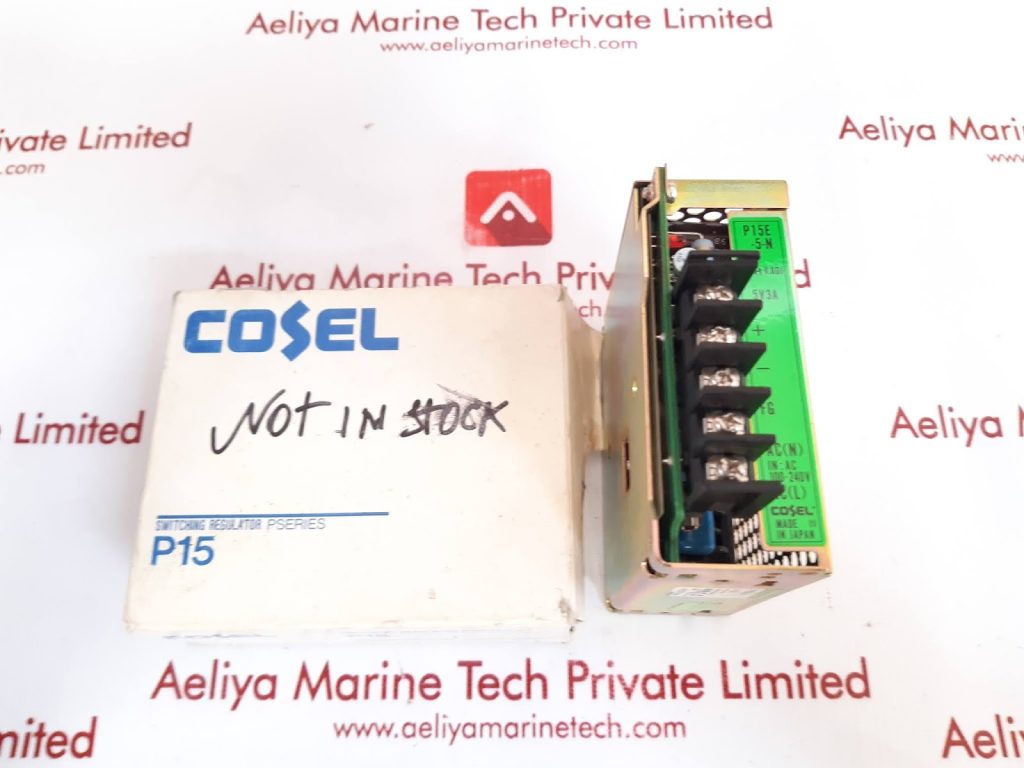 COSEL P15E-5-N SWITCHING REGULATOR POWER SUPPLY - Aeliya Marine