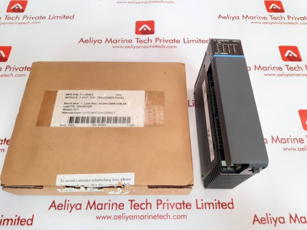 Automation Direct D4 16ne3 Discrete Input Module Aeliya Marine