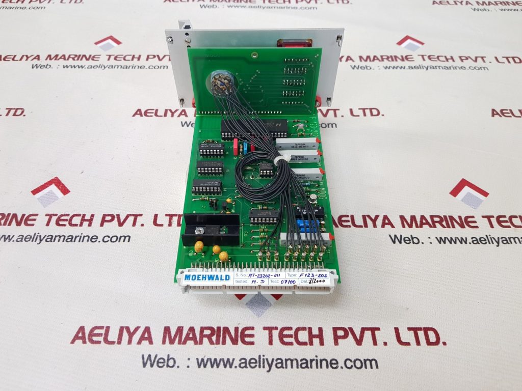 MOOG / MOEHWALD F123-202 DVM DIGITAL SERVO TEST MODULE - Aeliya Marine