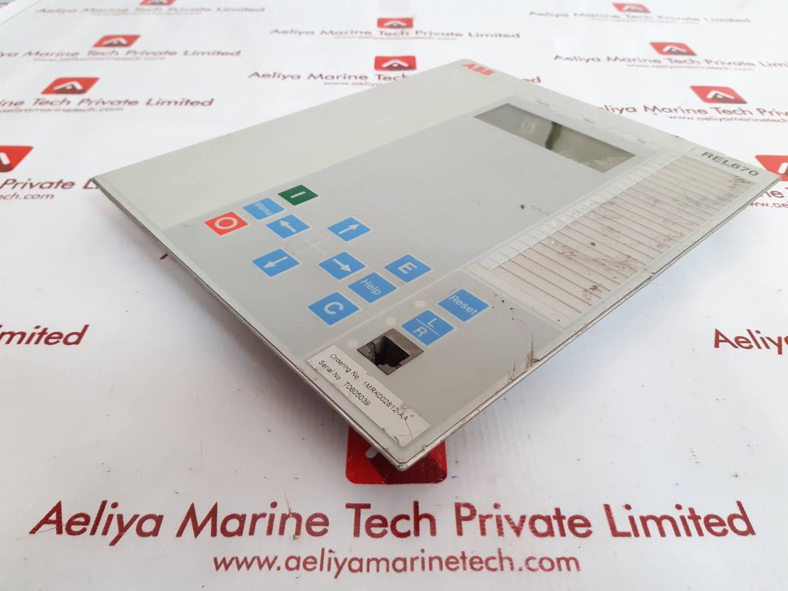 ABB REL670 LINE DISTANCE PROTECTION - Aeliya Marine