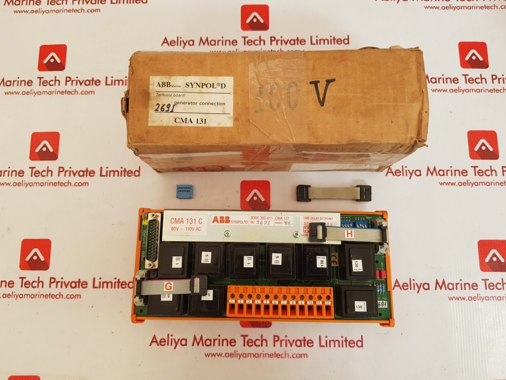 ABB SYNPOL D CMA 131 GENERATOR CONNECTION DRIVE ENCODER MODULE 3DDE 300 ...