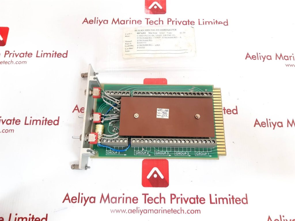 STROMBERG SWTM 1J1 PCB CARD B466554 - Aeliya Marine