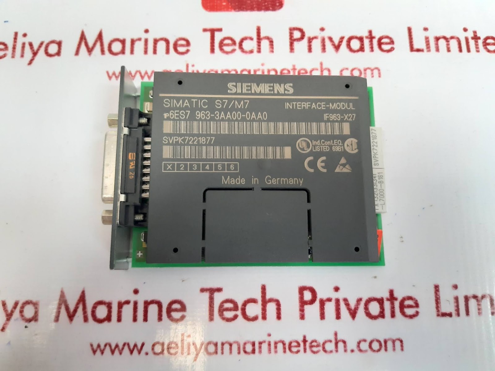 SIEMENS SIMATIC S7/M7 6ES7 963-3AA00-0AA0 INTERFACE MODULE - Aeliya Marine