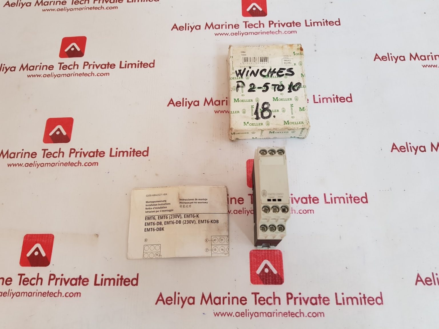 MOELLER EMT6(230V) THERMISTOR OVERLOAD RELAY - Aeliya Marine