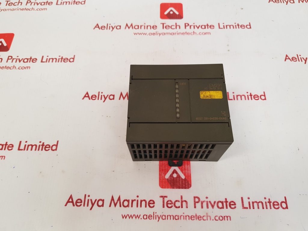 SIEMENS EM231 6ES7 231-0HC00-0XA0 ANALOG INPUT MODULE - Aeliya Marine
