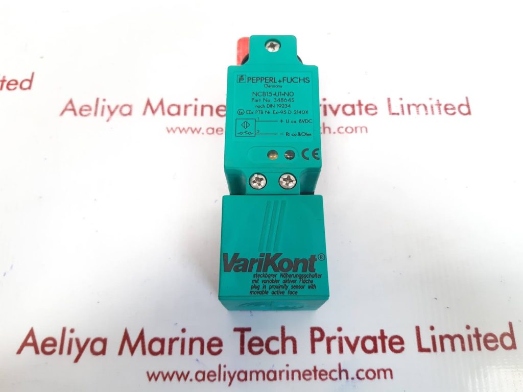 VARIKONT NCB15+U1+NO PROXIMITY SENSOR WITH MOVABLE ACTIVE FACE - Aeliya ...
