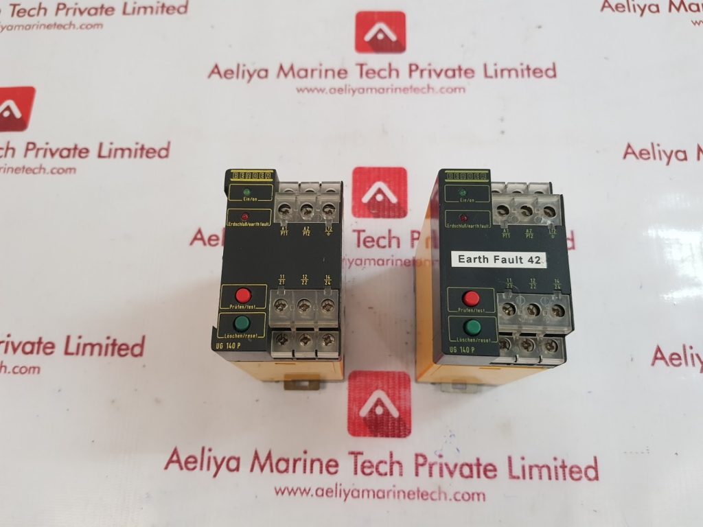 BENDER UG 140P EARTH FAULT RELAY - Aeliya Marine
