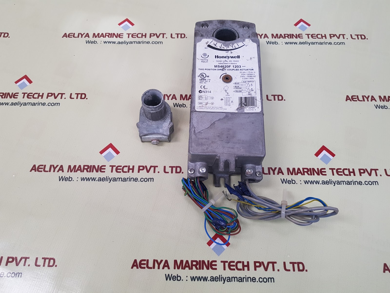HONEYWELL MS4620F 1203 TWO POSITION DIRECT COUPLED ACTUATOR - Aeliya Marine