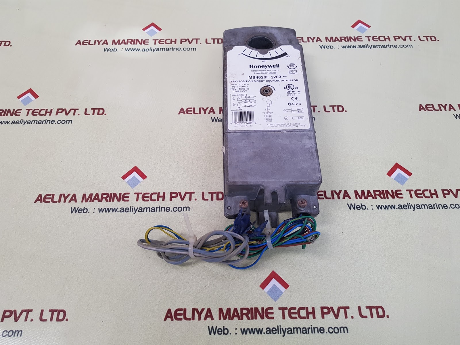 HONEYWELL MS4620F 1203 TWO POSITION DIRECT COUPLED ACTUATOR - Aeliya Marine