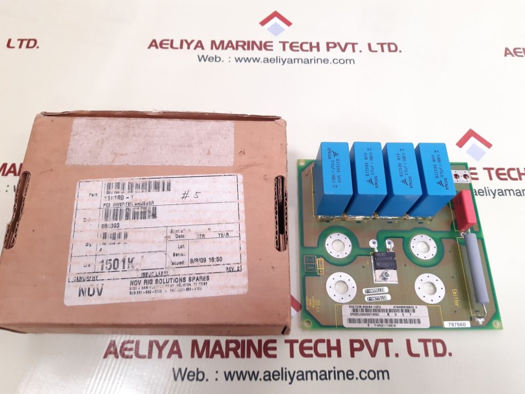 SIEMENS 6SE7038.6GK84-1GF0 SNUBBER MODULE UPPER UNIT - Aeliya Marine