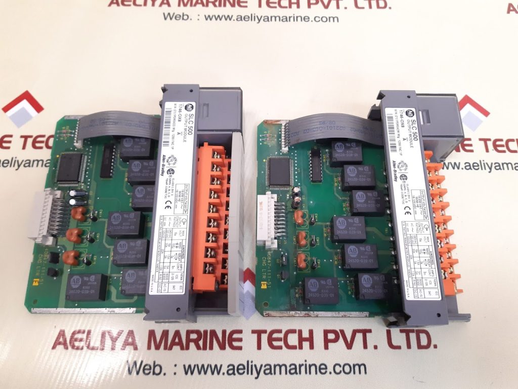 Allen-bradley 1746-ox8 ser.a slc 500 output module - Aeliya Marine