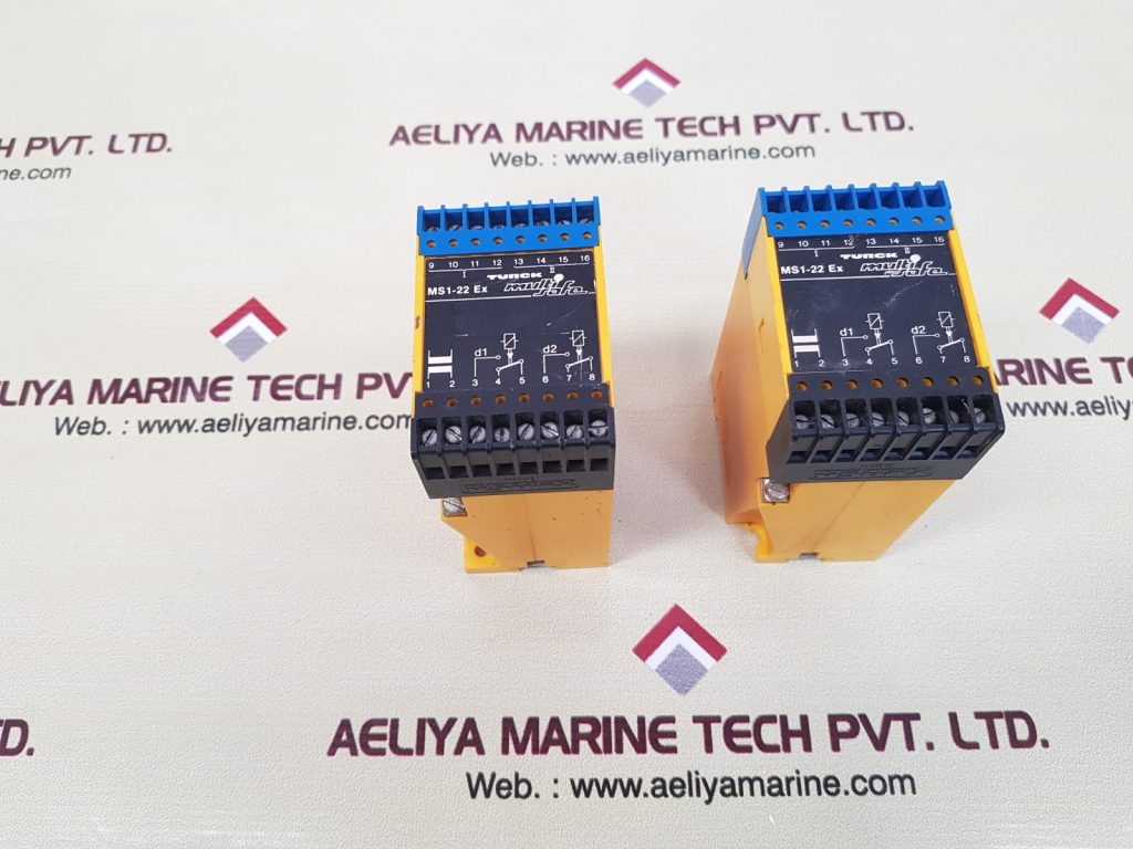 TURCK ELEKTRONIK MS1-22 EX MULTI SAFE AMPLIFIER RELAY - Aeliya Marine