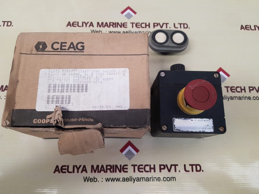 CEAG 411 8100 R0002 REMOTE START-STOP SWITCH 71011000-001A - Aeliya Marine