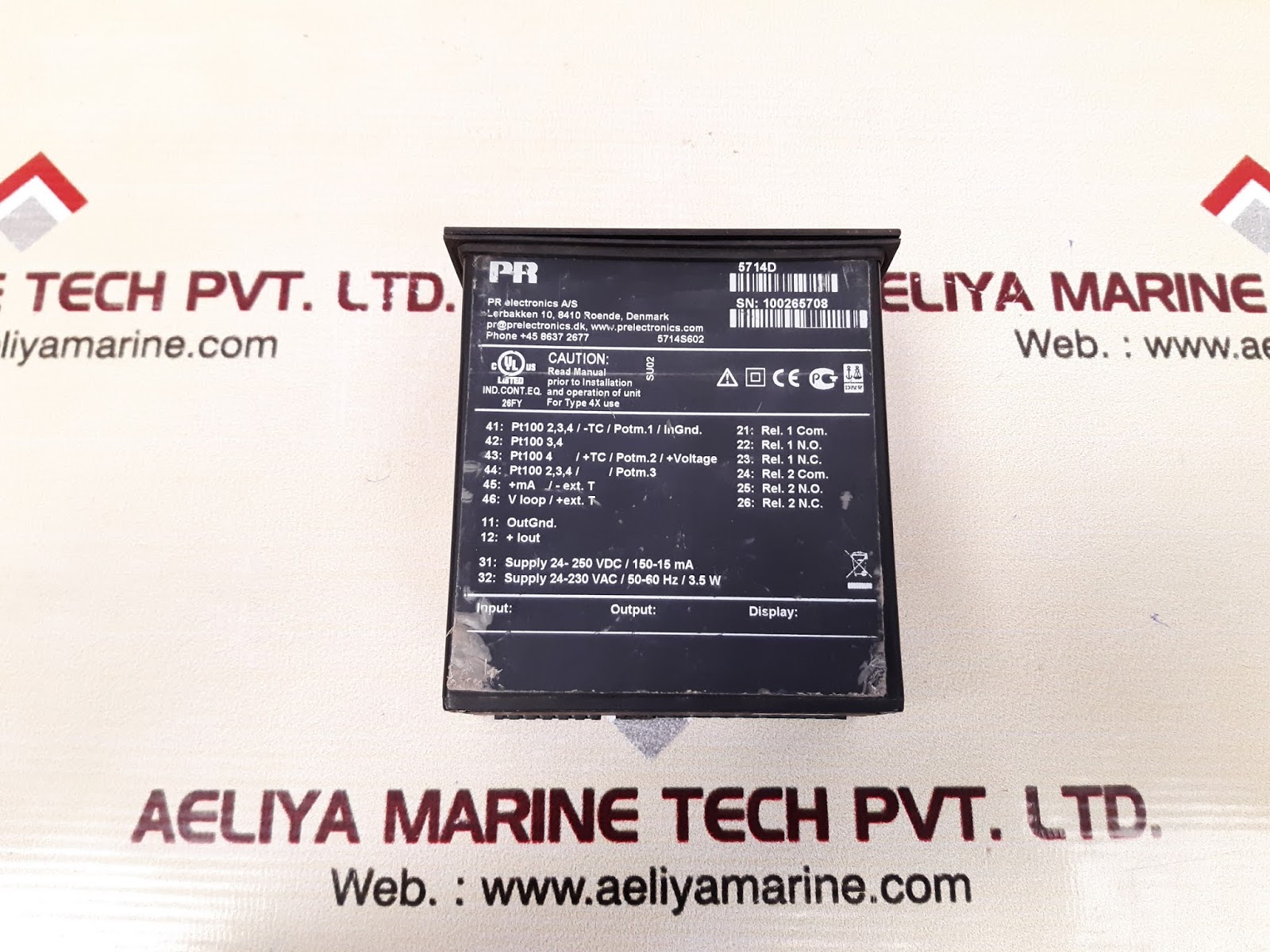 PR ELECTRONICS 5714D PROGRAMMABLE INDICATOR - Aeliya Marine
