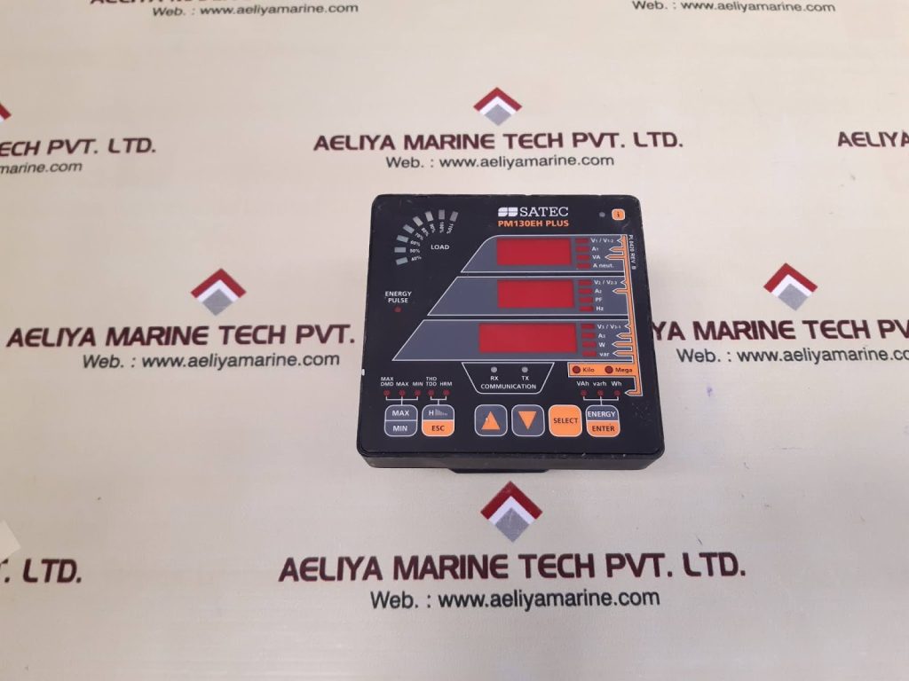SATEC PM130EH PLUS MULTIFUNCTIONAL POWER METER - Aeliya Marine