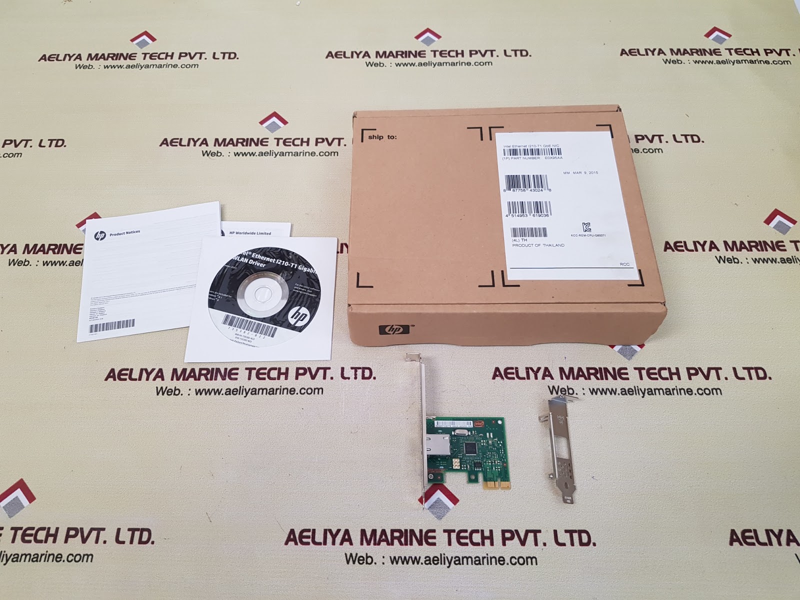 HP INTEL 728562-001 SINGLE PORT ETHERNET NETWORK CARD HSTNC-IN01 ...