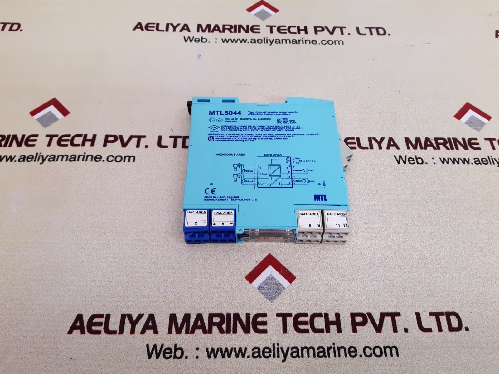 MTL MTL5044 TWO CHANNEL REPEATER POWER SUPPLY - Aeliya Marine