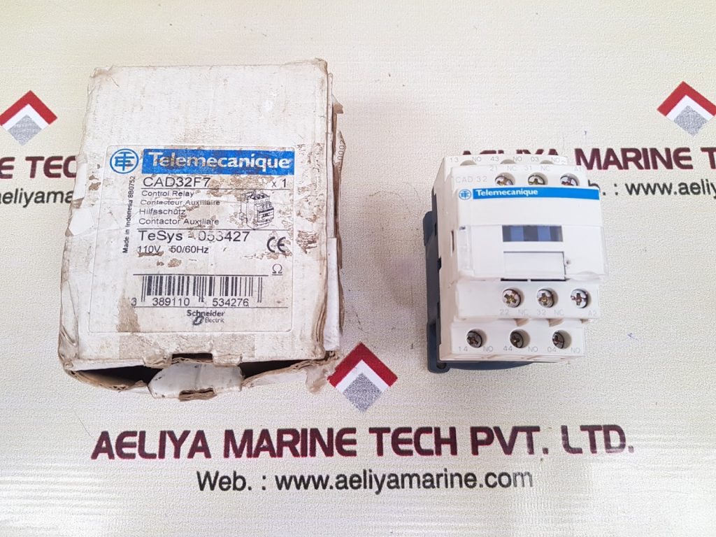 TELEMECANIQUE SCHNEIDER ELECTRIC CAD32F7 CONTROL RELAY - Aeliya Marine