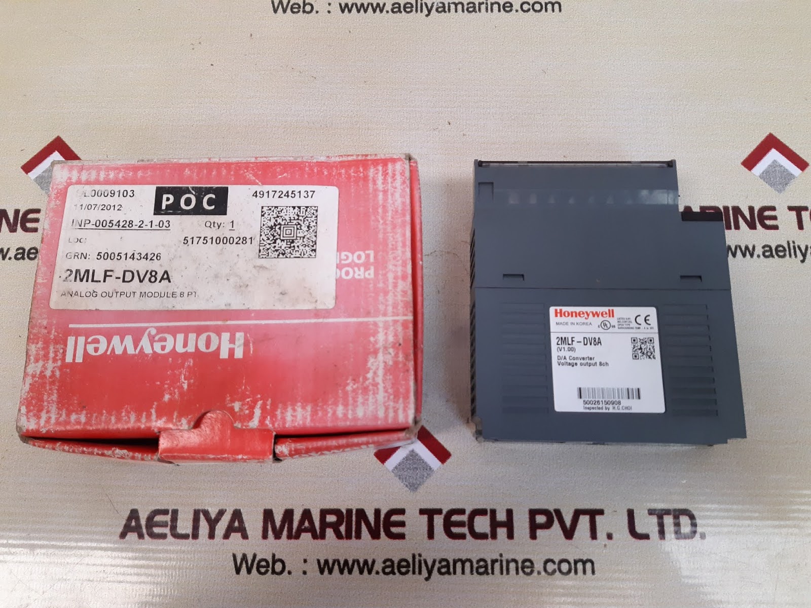 HONEYWELL 2MLF-DV8A ANALOG OUTPUT MODULE - Aeliya Marine