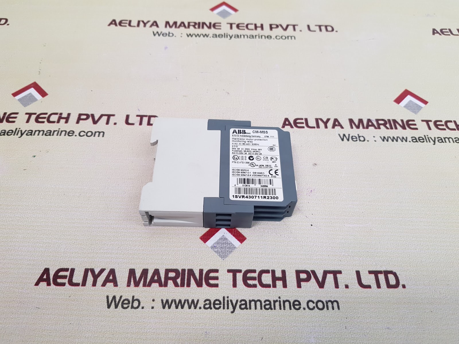 ABB CM-MSS THERMISTOR MOTOR PROTECTION RELAY 1SVR430711R2300 - Aeliya Marine